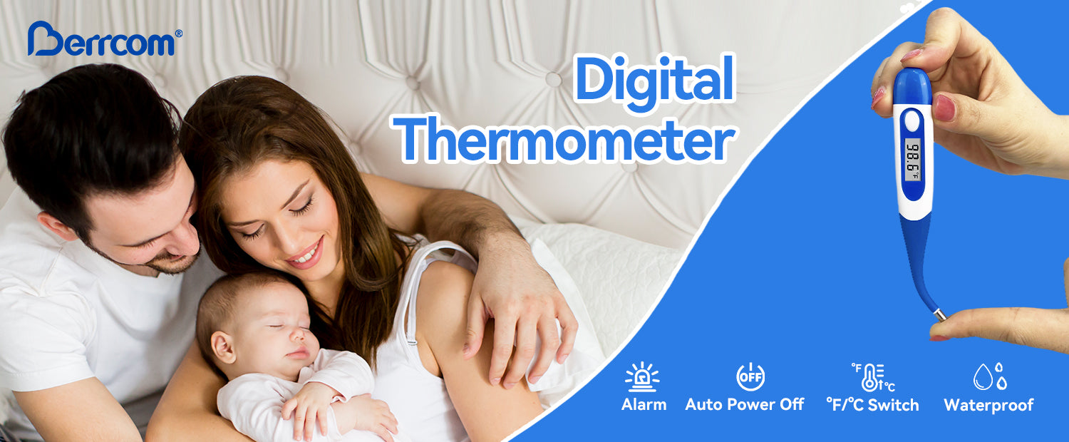 Berrcom Non Contact Infrared Forehead Thermometer.Top Thermometer ...