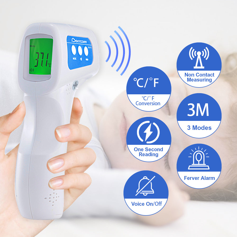 Berrcom Non Contact Infrared Forehead Thermometer.Top Thermometer ...
