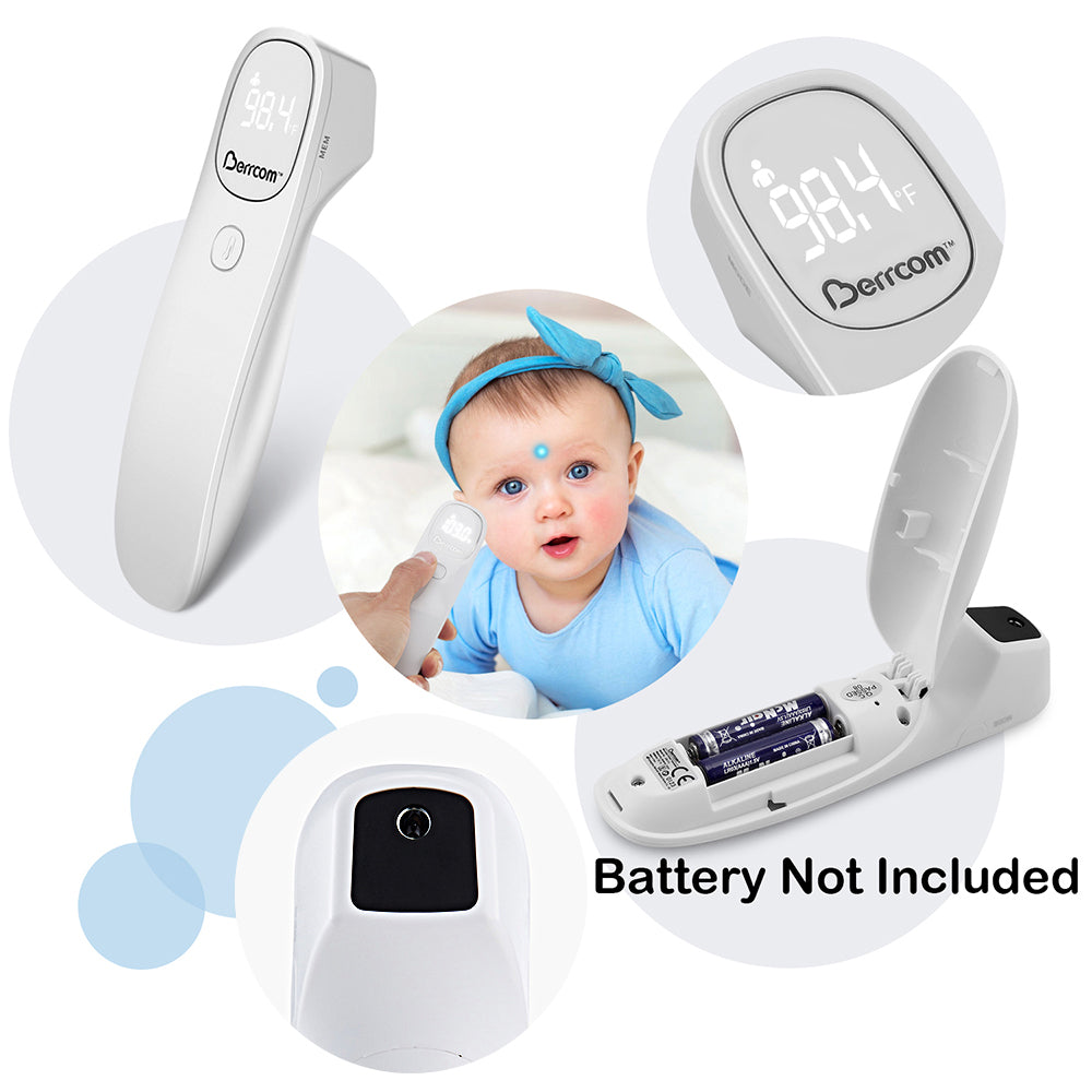 Berrcom Non Contact Infrared Forehead Thermometer.Top Thermometer ...