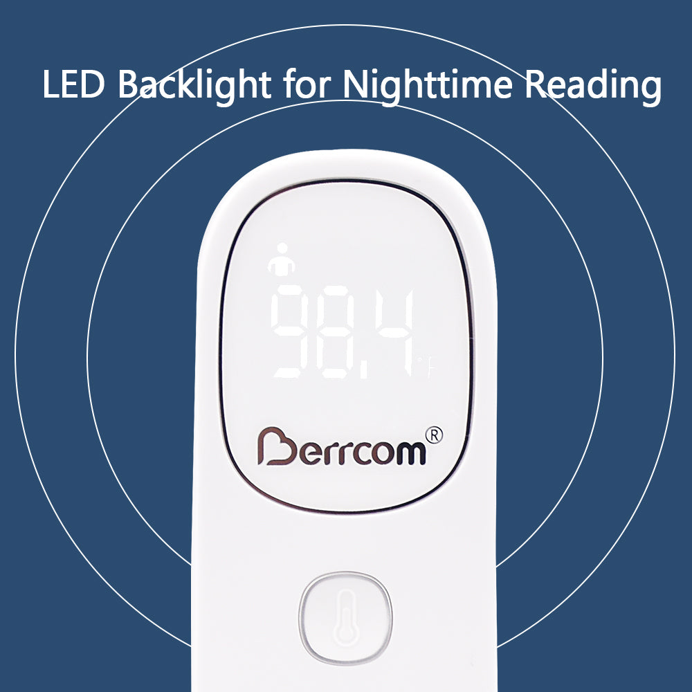 Berrcom Non Contact Infrared Forehead Thermometer.Top Thermometer ...
